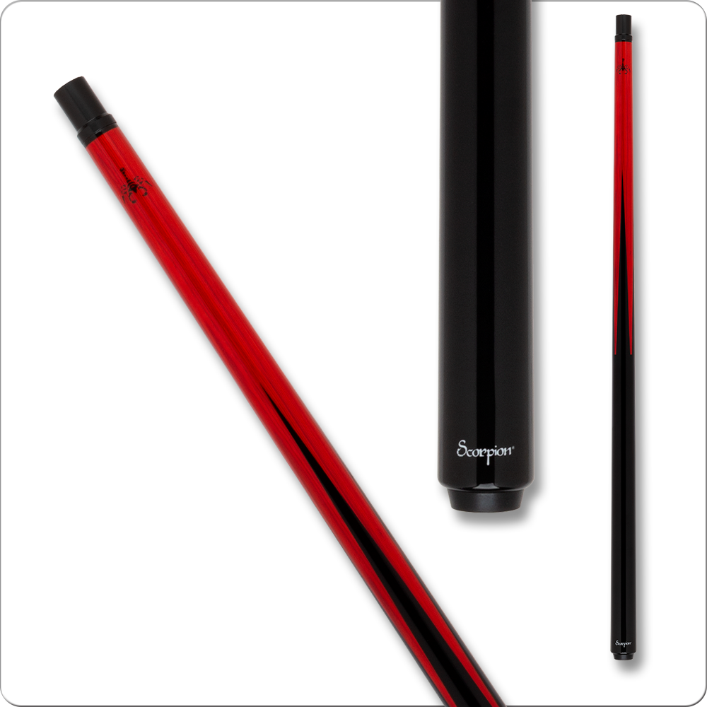 Scorpion SCO120 Sneaky Pete w/ Carbon Fiber Shaft - Red — Pool Table ...